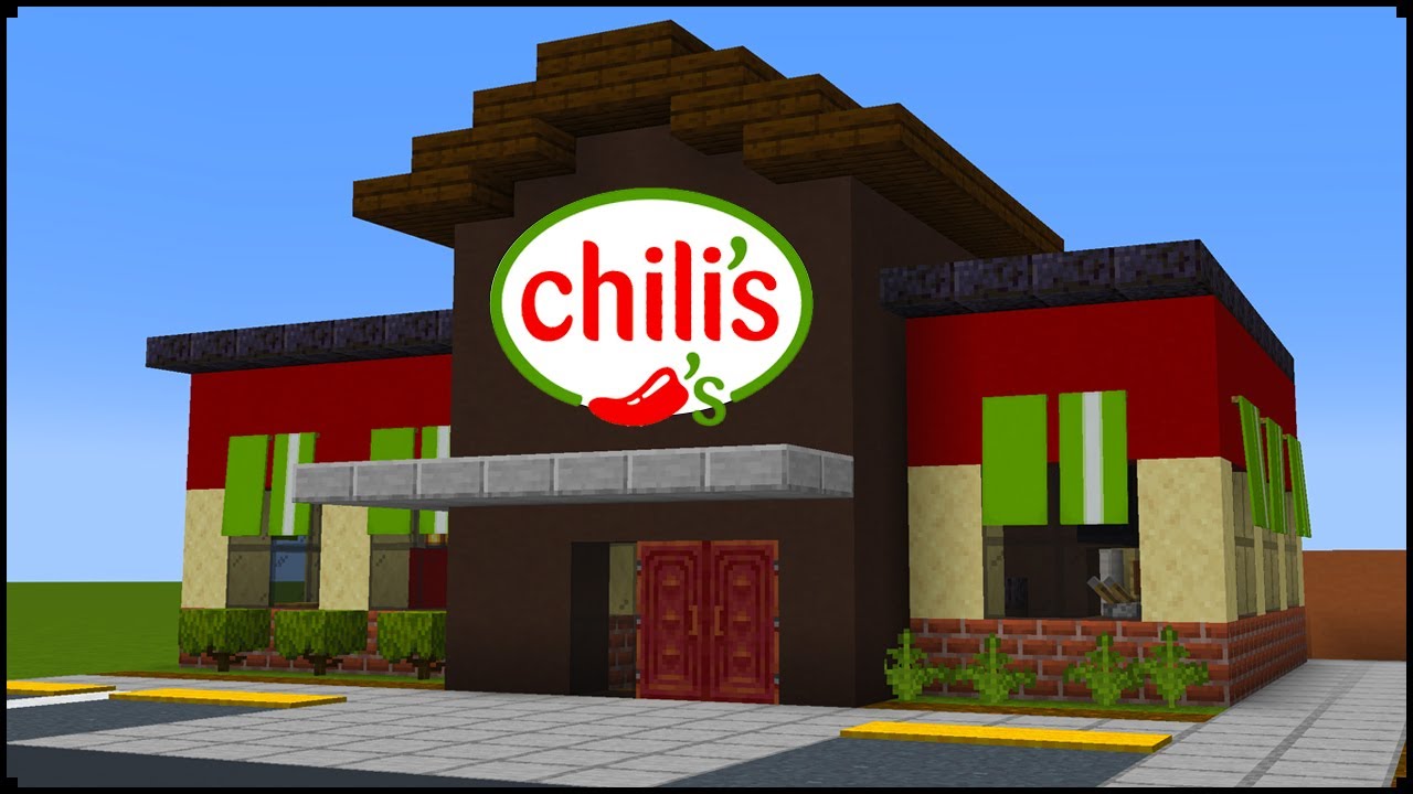 How To Make A Modern Chili's Restaurant In Minecraft | City Tutorial ...