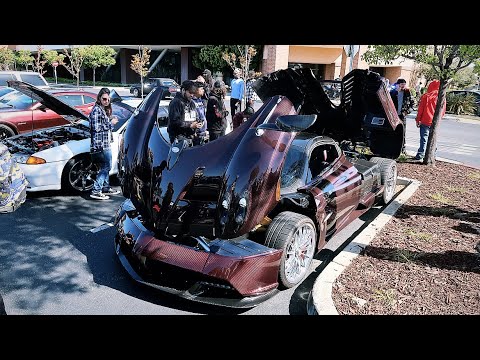 PAGANI HUAYRA AT THE BIGGEST ALLIANCE CARS x COFFEE OF THE YEAR | SAN MATEO MAY 2022!!!