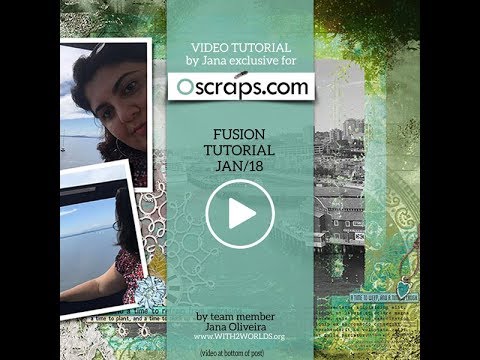 Digital Scrapbook Layout Tutorial