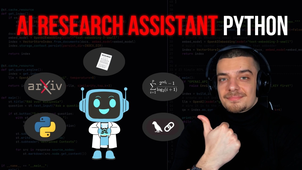 Coding AI Research Assistant in Python