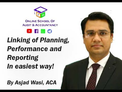 Linking of Planning, Performance and Reporting - Audit for ICAP - CAF 08 | CFAP 06