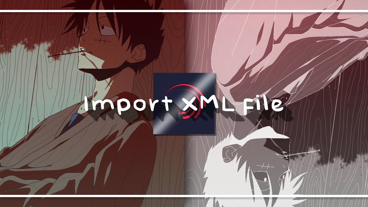 How to import XML file on Alight Motion || TUTORIAL