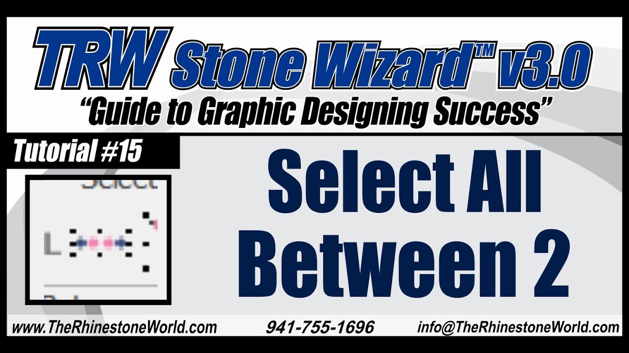 TRW Stone Wizard 3 Tutorial 15 Select All Between 2