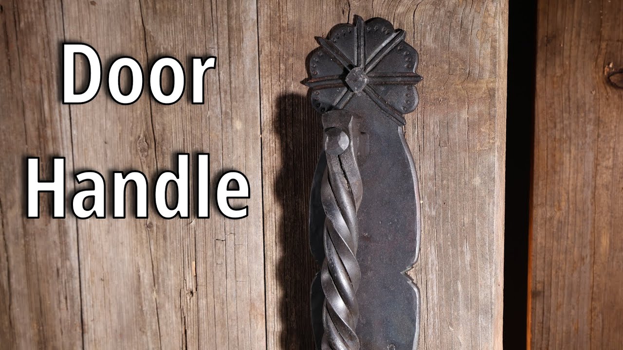 Blacksmithing - Forging a Door Handle With a Twist