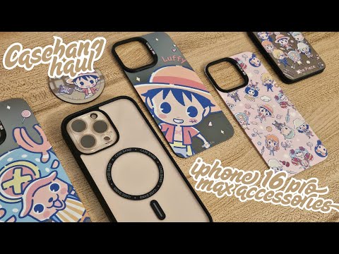 CASEBANG iphone 16 pro max phone case unboxing + review 🫧 (one piece haul) + discount code