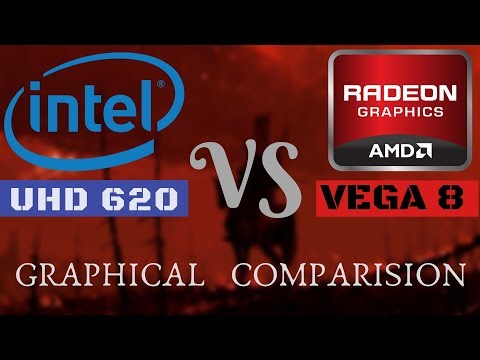 INTEL UHD 620 VS AMD VEGA 8 // Graphical Comparison of integrated graphics.