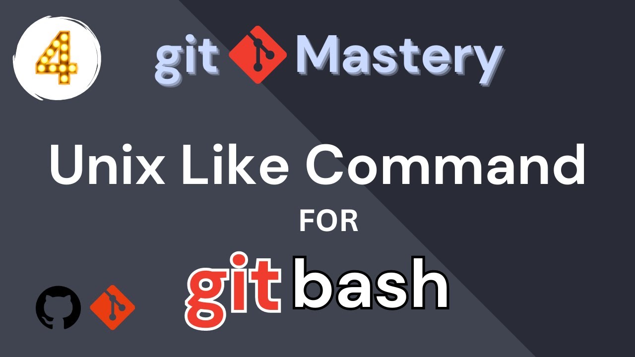 Git & GitHub Mastery Series | Git Bash Tutorial: Basic Unix Commands