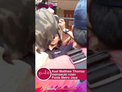 Axel Matthew Thomas Memasuki Rutan Polda Metro Jaya