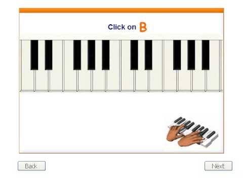 Music Theory - the treble staff and keyboard