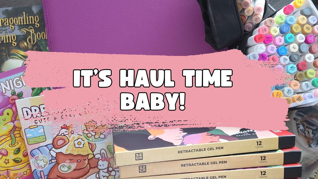 My October 2025 Adult Coloring Haul and Happy Mail