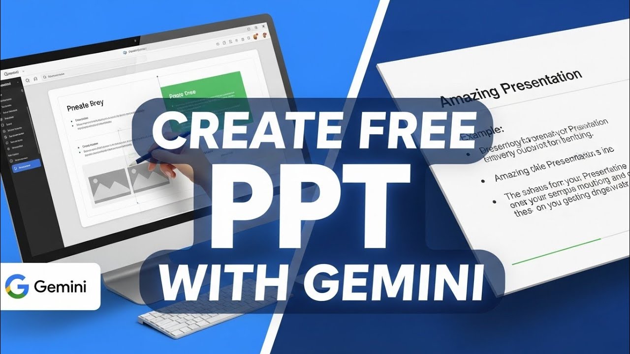 How to create PowerPoint presentation or Google slides with Gemini AI(step by step guide)