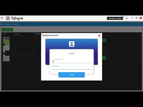 How To Manage Instagrab Accounts, Setup New Accounts Or Set Default Instagram Direct Message Sender
