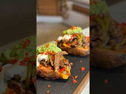 High Protein 💪 Great for Meal Prep | Steak Fajita with Sweet Potato and friends