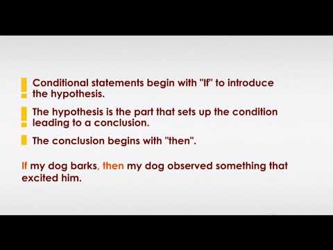 Geometry | Conditional Statements and Their Converse