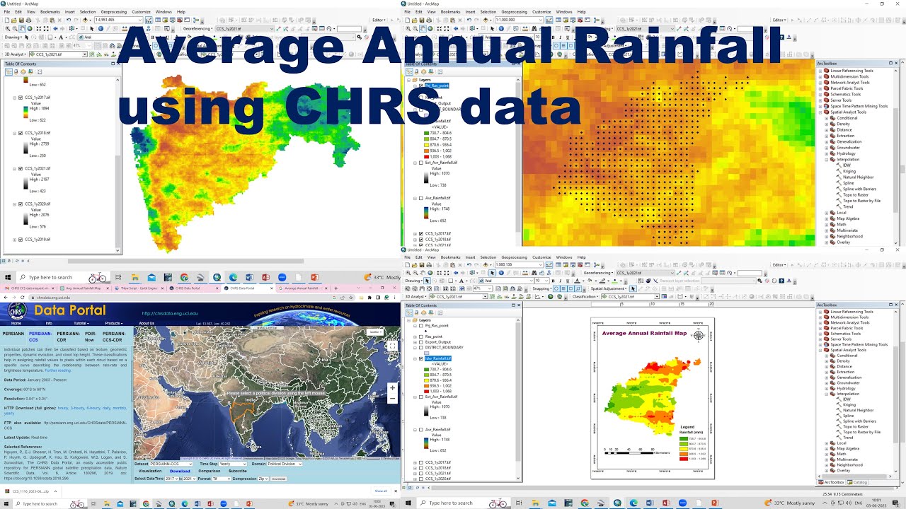 Creating an Average Annual Rainfall Map Using CHRS Data: A Step-by-Step ...