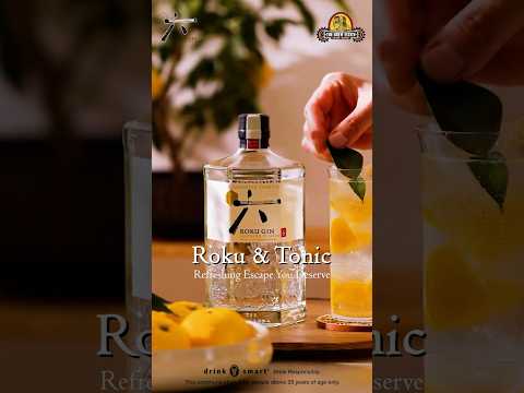 Roku Gin Experience: A Journey of Botanical Excellence #ginlover #tonicwater #gincocktail #cocktail