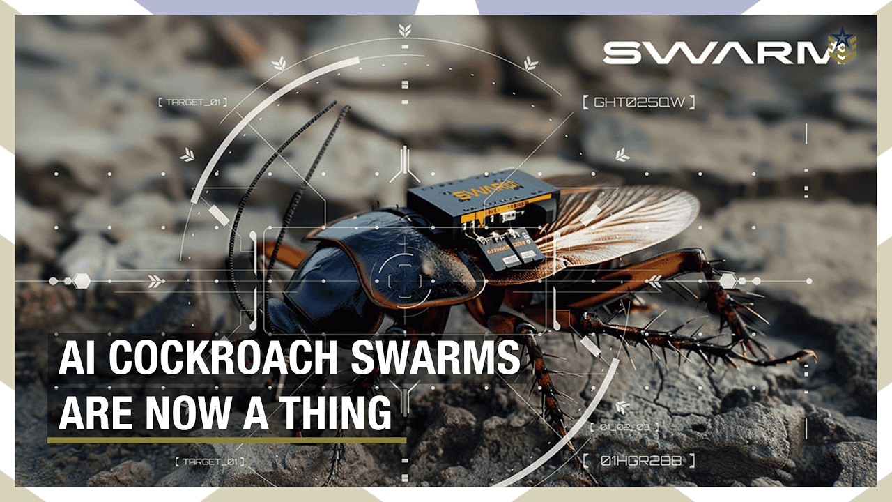 AI-Powered Cockroach Drones Are Here