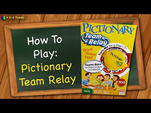 How to play Pictionary Team Relay
