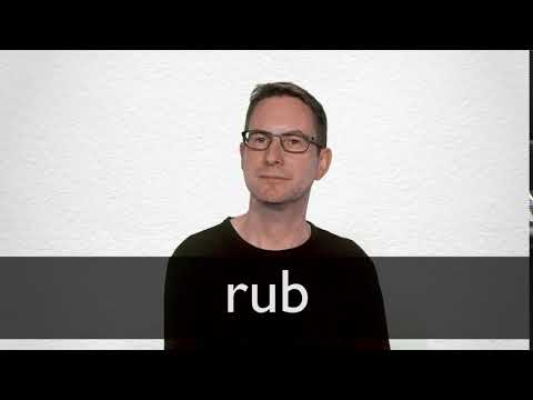RUB definition in American English | Collins English Dictionary