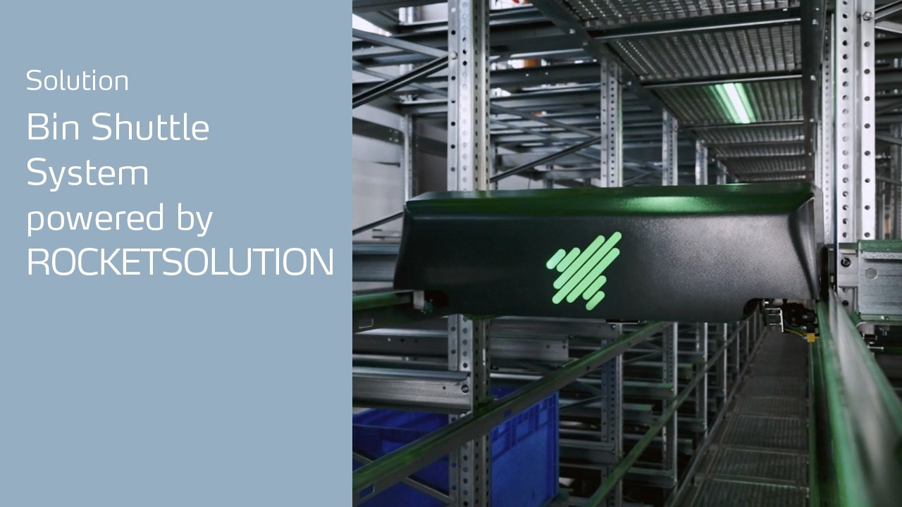 Introducing the Bin Shuttle System powered by ROCKETSOLUTION