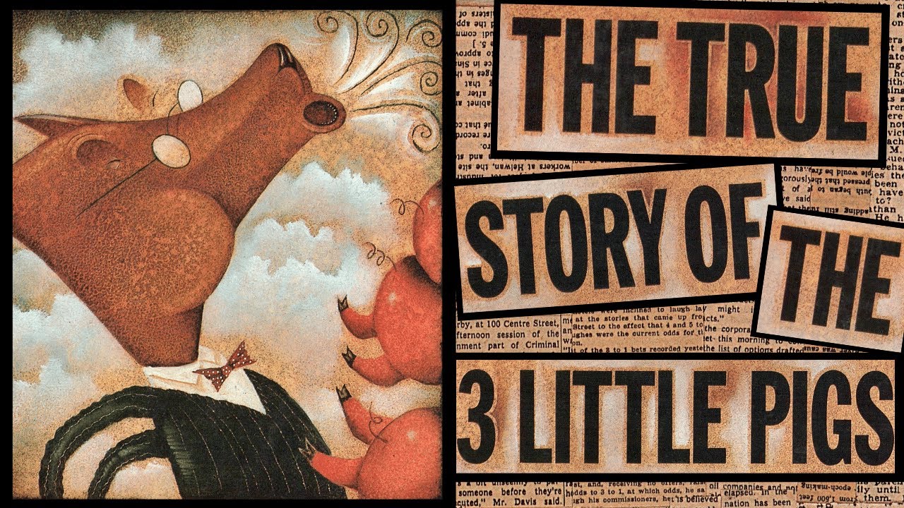 🐺 The True Story of the Three Little Pigs 🐷 Kids Book Short Funny Read Aloud