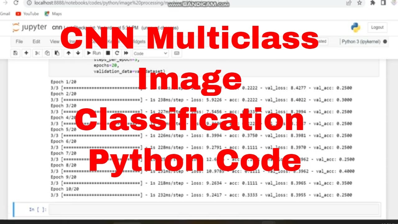 Convolutional Neural Network CNN Basic Python Code / CNN Multiclass Image Classification Python