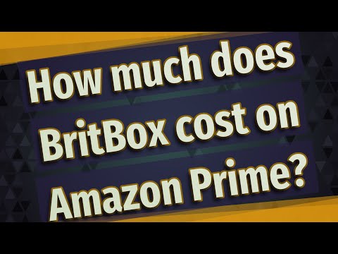 How much does BritBox cost on Amazon Prime?
