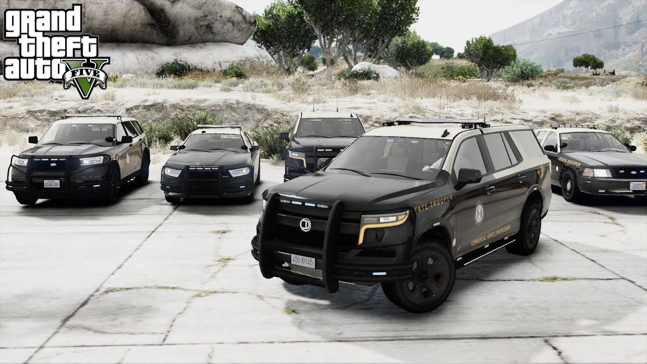 GTA 5 - Leonida Highway Patrol | Showcase & Driving | Lore Friendly Mods