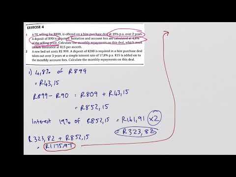 Matric Maths Literacy - Simple Interest