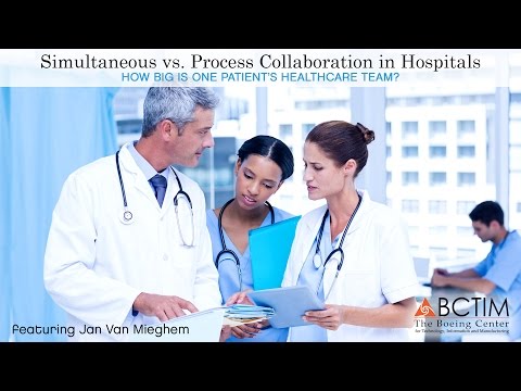 Simultaneous vs. Process Collaboration in Hospitals: How Big is One Patient's Healthcare Team