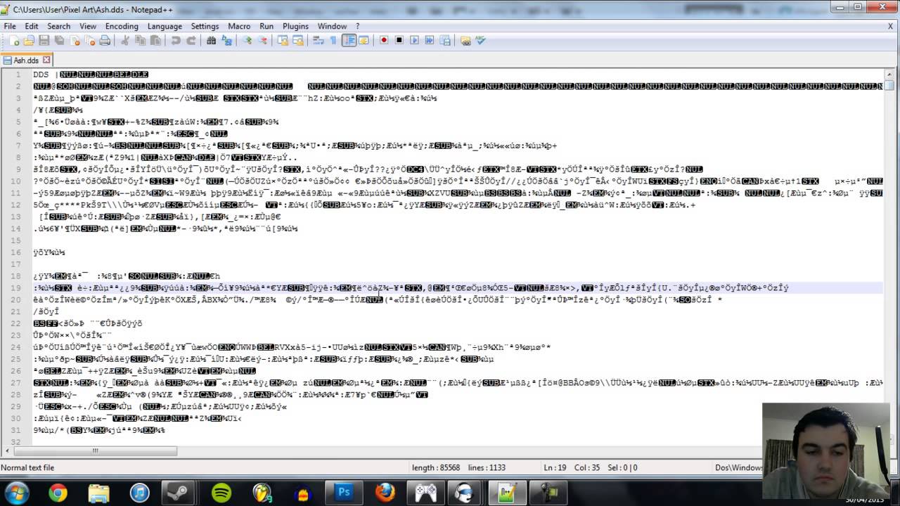 Glitch Art Tutorial - Databending a DDS File