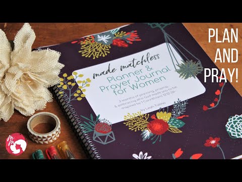 Made Matchless Planner & Prayer Journal for Women!