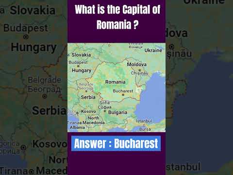 What is the Capital of Romania | Country and Capital | @pradhanseducation