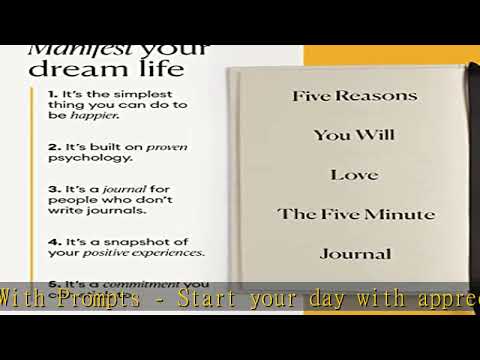 Intelligent Change The Five Minute Journal, Original Daily Gratitude Journal, Reflection & Manifest