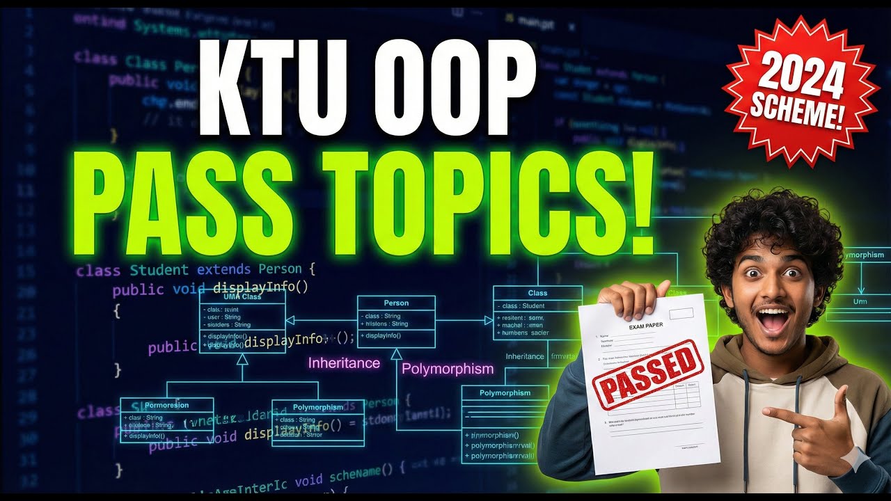 KTU -OOP -IMPORTANT TOPICS