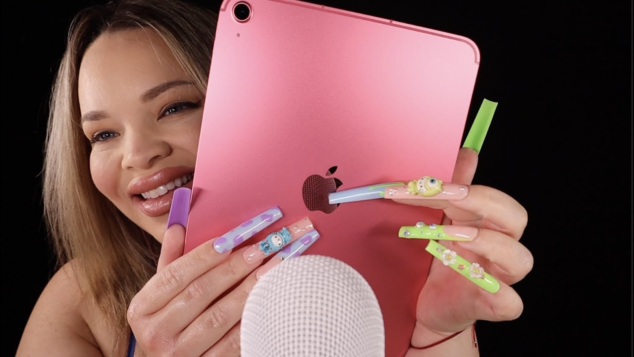 ASMR Unboxing APPLE Hot Pink iPad 10th Generation with Keyboard and Pencil
