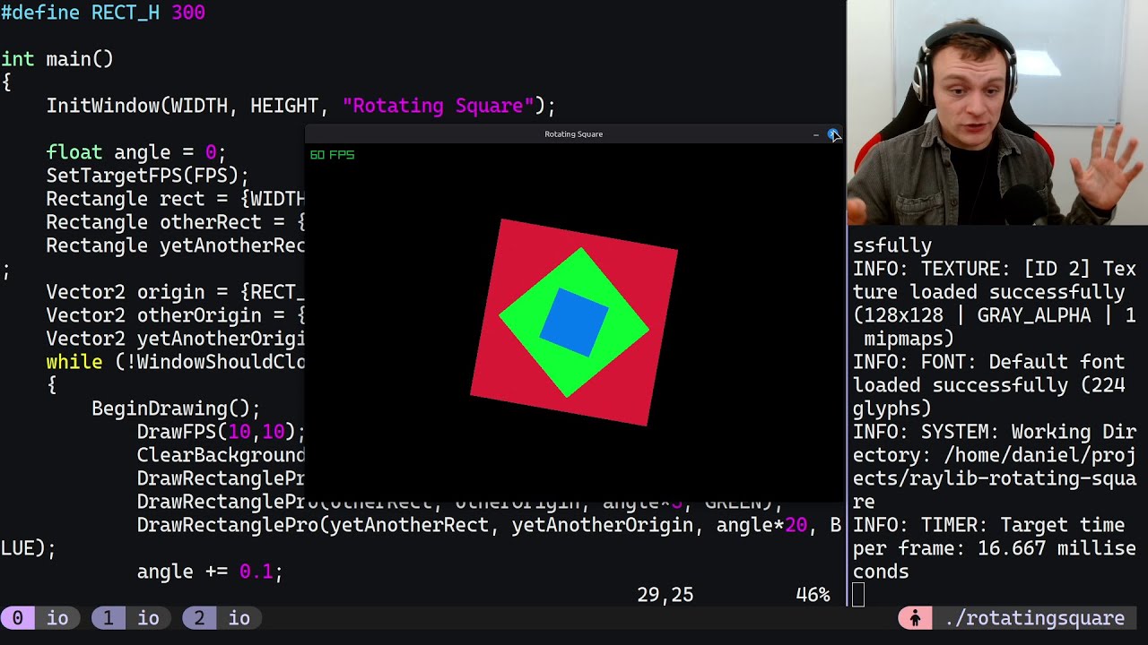 Coding Graphics in Raylib C