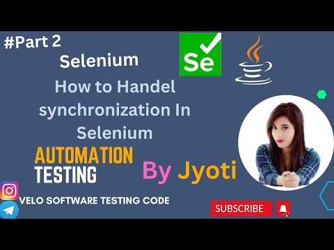 How to handle synchronization in selenium | automation testing | Software Testing by Jyoti