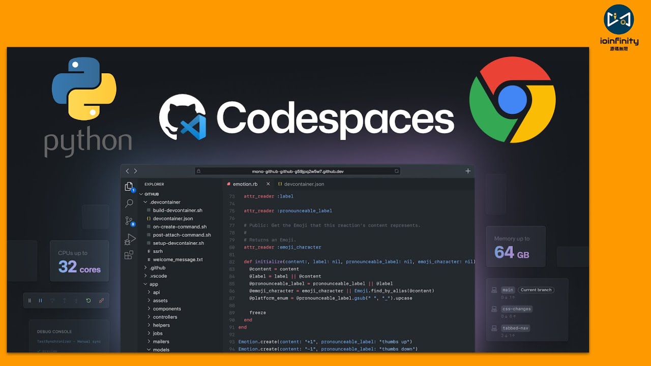 Python programming in GitHub Codespaces