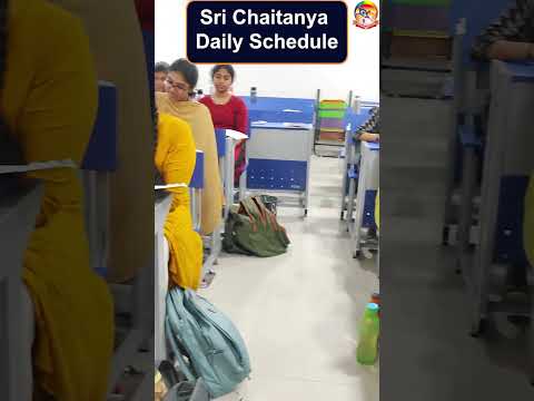 Sri Chaitanya Students REVEAL Their Daily Schedule #srichaitanya #shorts @SriChaitanyaEdu