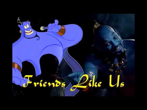 Aladdin: "Friend Like Me" Mashup/Duet - 'Friends Like Us' (ft. Robin Williams and Will Smith)