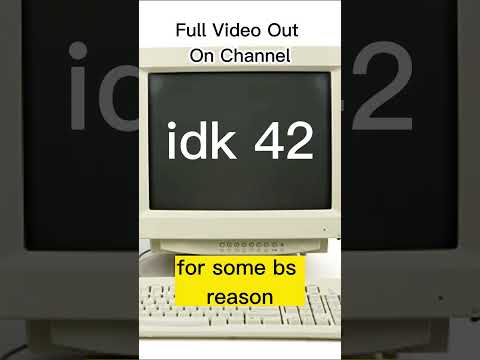 Is The MEANING of LIFE 42?