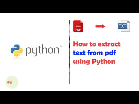 Python : How to extract text data from pdf using Python | Видео