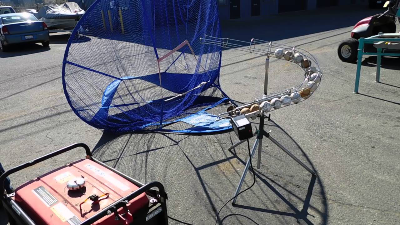 Lot #0158: Atec Soft Toss Pitching Machine with Net