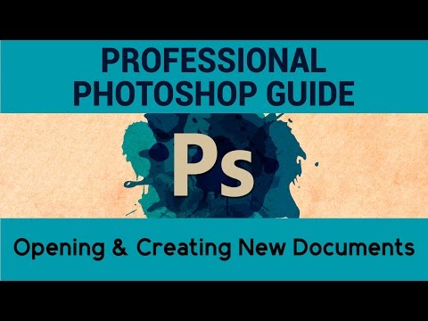 Learn Open Create Documents in Photoshop | Adobe Photoshop Tutorials ...