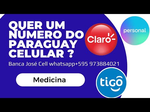 Quer um Número de Celular no Paraguai, CLARO,TIGO,PERSONAL,BANCA JOSÉ CELL,Cidade del Este,Paraguay