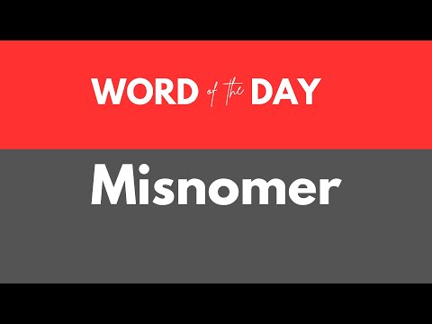 "MISNOMERS Explained! You Won’t Believe These Fooled You! English Vocabulary Booster #Misnomers