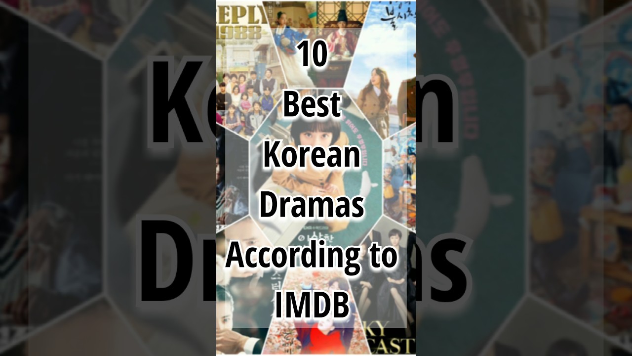 10 best korean dramas according to IMDB #shorts #top10