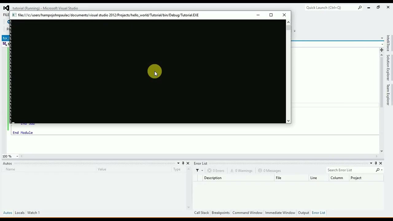 VB Net Console Programming 5