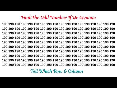 😊Number Game That Tests Both Eyes and Mind Fun with Numbers – Test Your Focus and Logic🔢